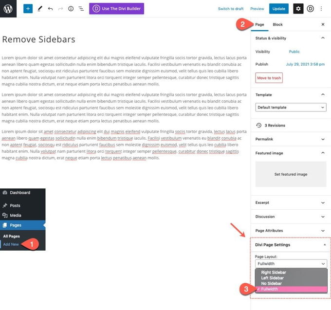 How To Remove Sidebar In WordPress 5 Methods 05 2023 